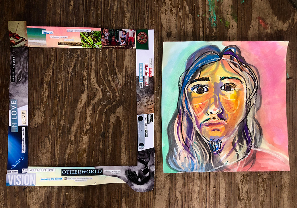 Students Wellness Workshop: Identity Collages - Herbert F. Johnson ...